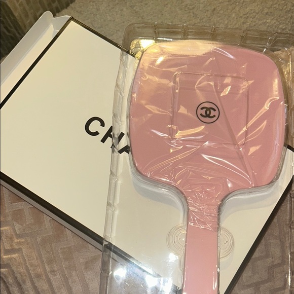 CHANEL | Other | Chanel Pink Hand Mirror | Poshmark